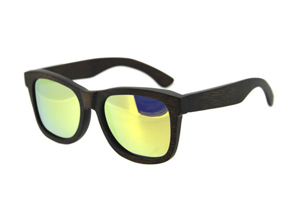 Women eco friendly sunglasses with wooden frames for Gift Promotion