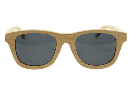 Waterproof Mens Wood Sunglasses With 100 % Natural Material , CE FDA Certificate