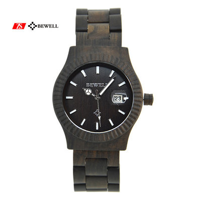 Wood Grain Watch With Maple , Wooden Hand Watch With Sandawood Case