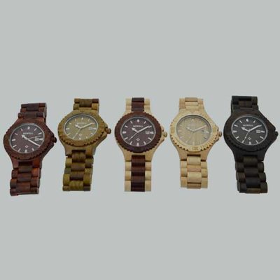 Fashion Custom Quartz Wood Watch / Mens Handcrafted Wood Watches , OEM ODM Service
