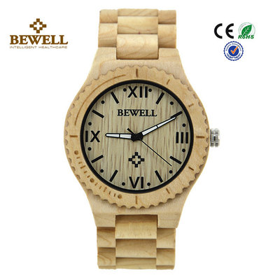 Unique 100% Pure Natural Mens Ladies Wooden Watch Water Proof Non Toxic