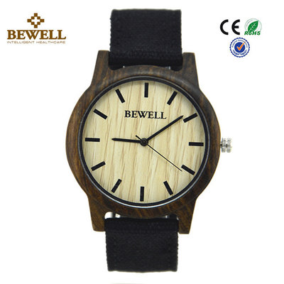 Black Sandalwood Original Custom Wood Watches Hand Made Japan Pc21 Movement
