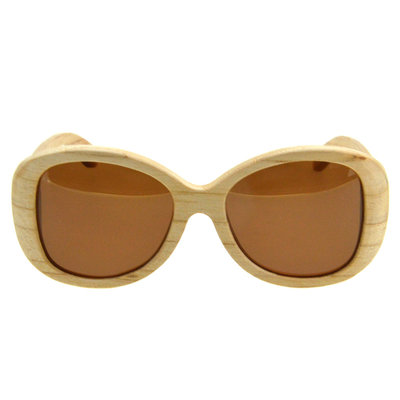 Eco Friendly Unsix Spring Bud Wood Frame Sunglasses Custom Polarized Lens