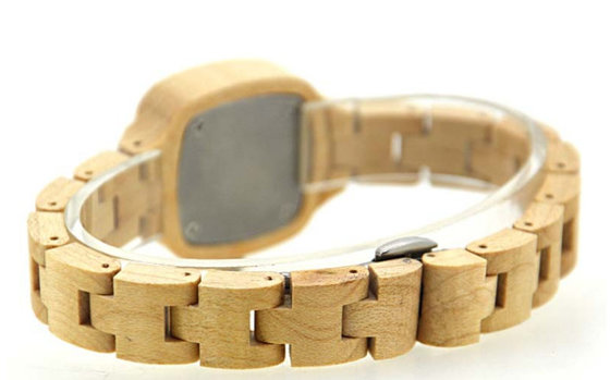 ODM Popular Wooden Womens Watches / Handmade Wood Watches For Ladies