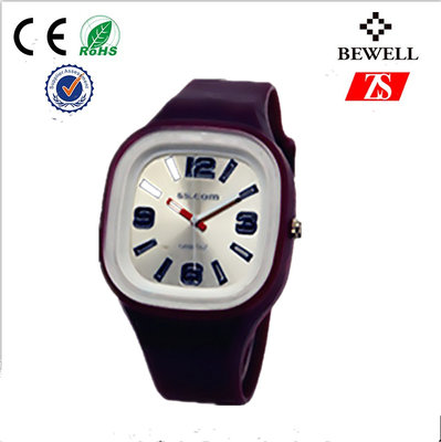 Unique Silicone Wristwatches For Advertisement , Waterproof Silicone Watch