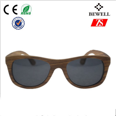 Natural Wood Frame Sunglasses , Black Red Rosewood Sunglasses