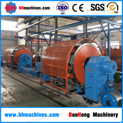 6+12+18/630 Rigid Frame Stranding Machine With Automatic Bobbins Loading