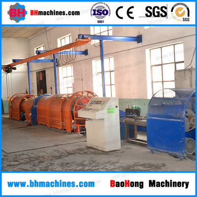 Copper wire production line for tubular cable strander machine bearing type tubular machine