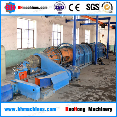 Copper wire production line for tubular cable strander machine bearing type tubular machine
