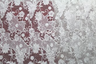 China Apparel Accessories Chemical Lace Fabric  Water Soluble Embroidery  lace fabric supplier