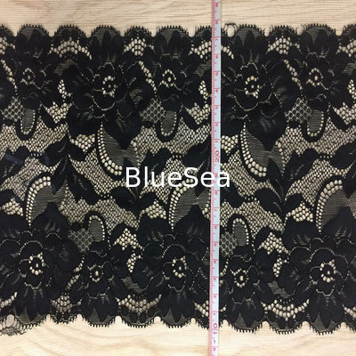 18cm  2017  New Fashion  Lace Border Strench  Lace Edge in Black/Ivory  color supplier