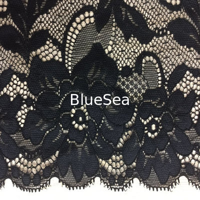 18cm  2017  New Fashion  Lace Border Strench  Lace Edge in Black/Ivory  color supplier