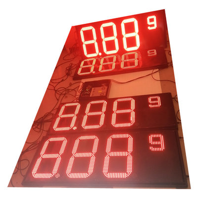 Outdoor 8inch 12inch 888.88 Gas Station Led Price Board For Petrol Station Display