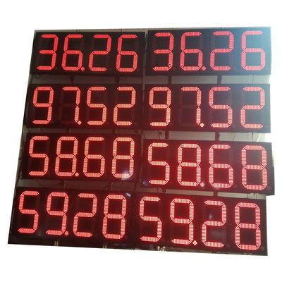 Outdoor 8inch 12inch 888.88 Gas Station Led Price Board For Petrol Station Display