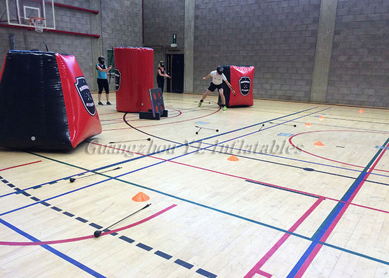 Outside Shooting Games Inflatable Bunker Paintball For Rental Business