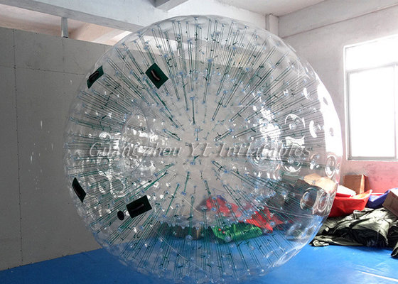 Water Walking Inflatable Zorb Ball , Giant Hamster Ball For Humans 3.6m x 2.2m