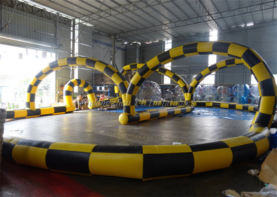 Outdoor Inflatable Games Traffic Park Portable Inflatable Quad Track Arenas