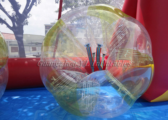 Eco - Friendly Adult Bubble Ball Suit / Inflatable Football Games PVC Soccer Ball Suit