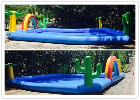 0.9mm PVC Rainbow Water Ball Pool for small boats