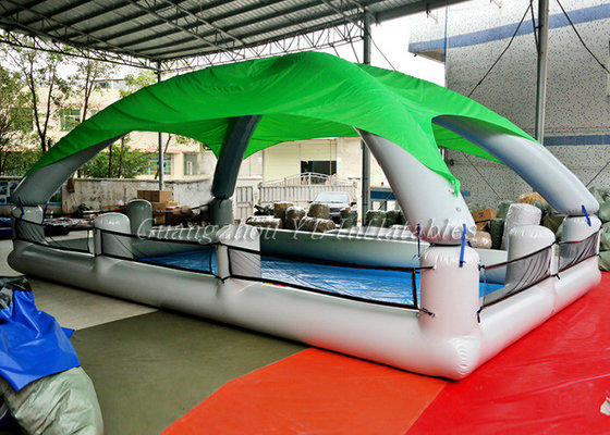 Green Tent Cover Inflatables Water Pool With Bouncy Inflatable Kids Swimming Pool Bouncy