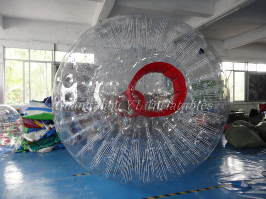 PVC Inflatable Zorb Ball , Inflatable Backyard Water Park Human Sized Hamster Ball