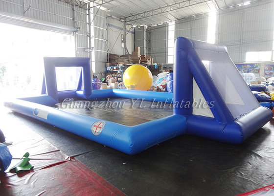 Waterproof Inflatable Sports Field For Soapy Football / Body Zorb Soccer