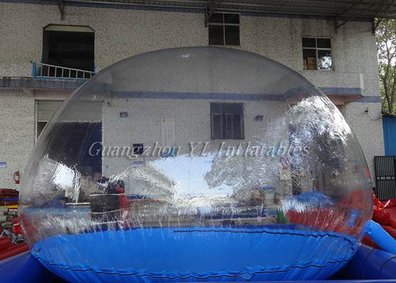 High Strength Inflatable Show Ball , Merry Inflatable Christmas Snow Globe