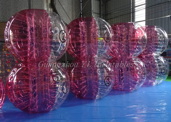 Clear TPU Adult Bubble Ball Grass Football Inflatable Games With CE