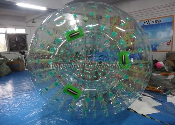 Giant Color Dot Inflatable Human Hamster Ball For Blow Up Water Park