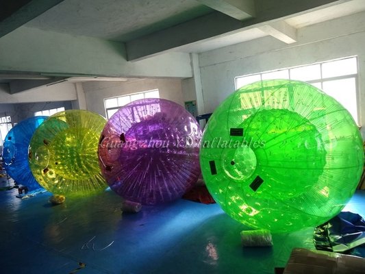 Multi Colored 0.7mm TPU Inflatable Zorb Ball Big Glass Gall 2.8m Diameter