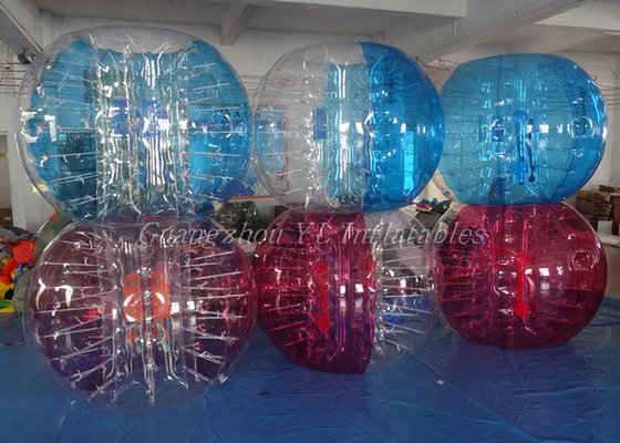 Indoor / Outdoor PVC Inflatable Toys Big Bumper Soccer Ball For Adults