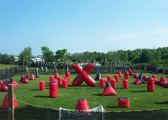 Amazing Inflatable Paintball Bunkers Arena Wall , Blow Up Paintball Bunkers Field