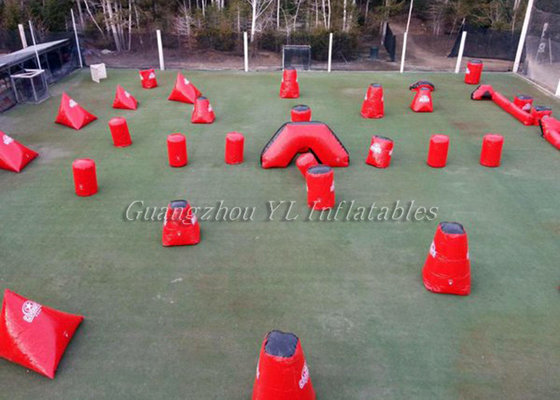 Colorful Inflatable Paintball Airball Bunkers For Celebration Ceremony