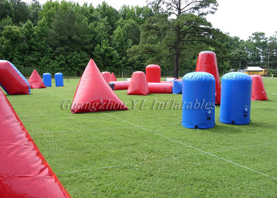 Printed Speedball Inflatable Bunkers Obstacle / Inflatable Paintball Field