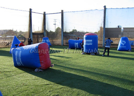 Wonderful Inflatable Paintball Bunkers , Outdoor Paintball Field With Bunker