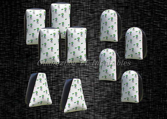 Inflatable Obstacle Course Army Paintball Air Bunkers With Logo