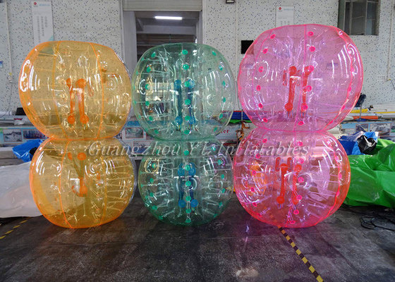 Colorful Adult Bubble Ball For Adults , TPU 1.55m / 1.8m Yellow Blue Green Orange