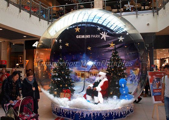 Santa Inflatable Show Ball Rental Inflatable Bubble Tent Clear