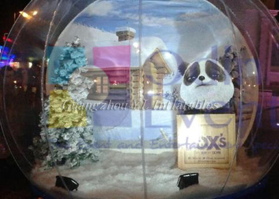 Santa Inflatable Show Ball Rental Inflatable Bubble Tent Clear
