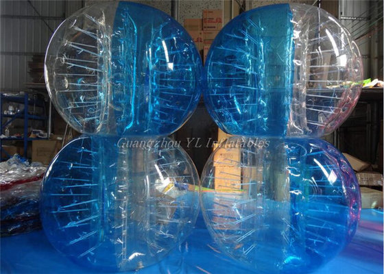 Outdoor Inflatable Garden Toys Colorful Zorb Ball Soccer Suit For Family