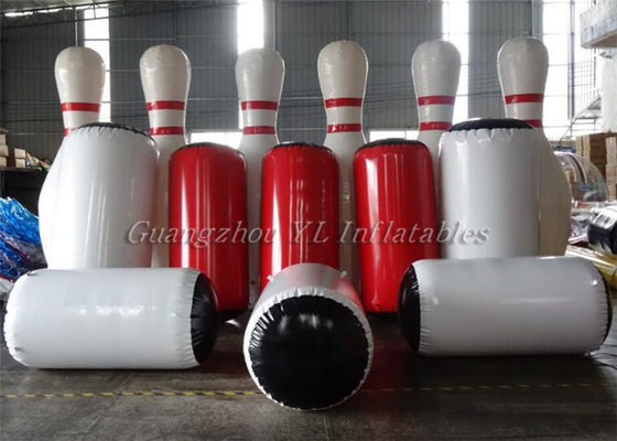 Inflatable Paintball Bunkers / Archery Bunkers With Bowling For Archer Tag