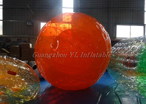 Full Orange Inflatable Zorb Ball Rolling Human Bubble Ball Suit  3.0m x 2.0m