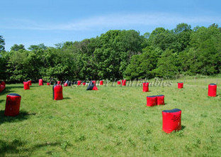 Outdoors Inflatable Paintball Bunker Field  For Adults