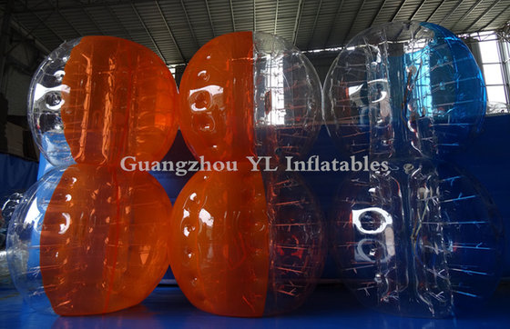 Outdoor Inflatable Garden Toys Colorful Zorb Ball Soccer Suit For Family
