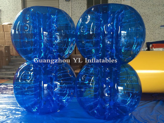 1.55m / 1.8m PVC White Adult Bumper Balls Zorb Soccer With Multi Colors