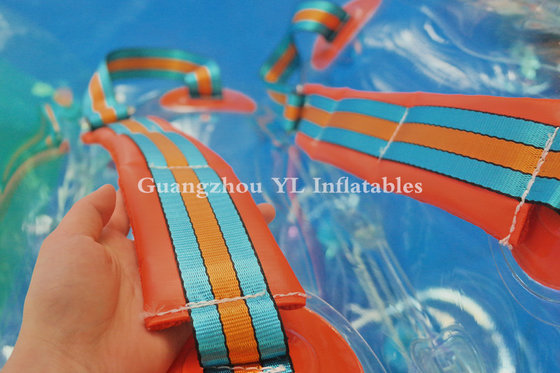 PVC Kids Bubble Ball With Red and Blue Dots Inflatable Body Bumper Ball