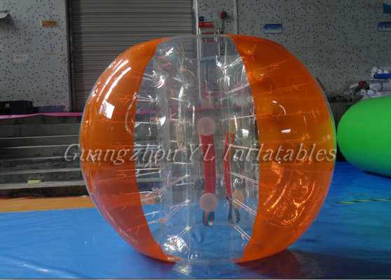 1.55m 1.88m Soccer 0.7 TPU Inflatable Body Bumper Ball With Logo