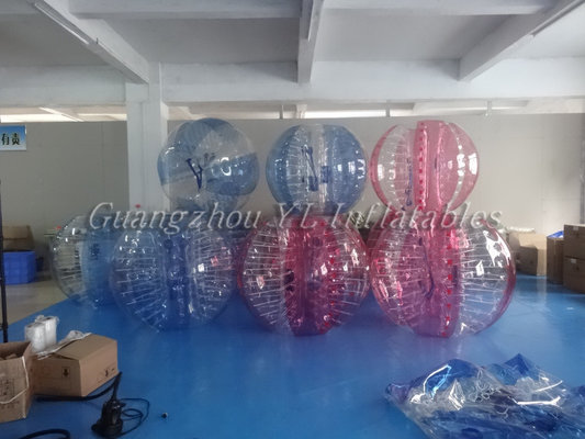 Custom Clear Adult Bumper Balls Inflatable Soccer Bubble For Water Park