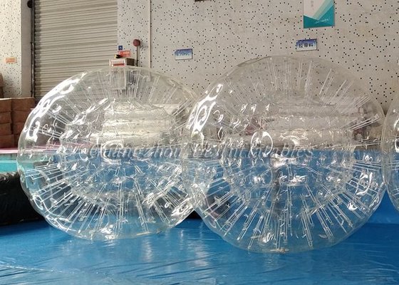 Transparent 2.8m x 1.8m Single Entrance TPU Inflatable Body Zorbing Ball