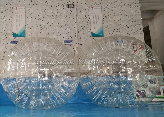 Transparent 2.8m x 1.8m Single Entrance TPU Inflatable Body Zorbing Ball